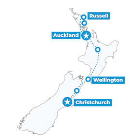 Northern Wonders map